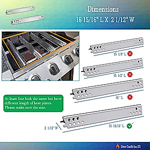 Grill Heat Plates For Charbroil Grill Replacement Parts, Fits 2 Burner 463673519 463673017 & 4 Burner 463347017 463376017P1 & 5 Burner 463275517 463243518 & 6 Burner 463276617 463274819 Grills.