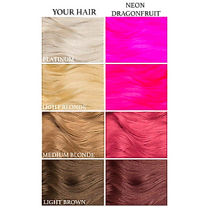 Lunar Tides Semi-Permanent Hair Color (43 colors) (Neon Dragonfruit, 8 fl. oz.)