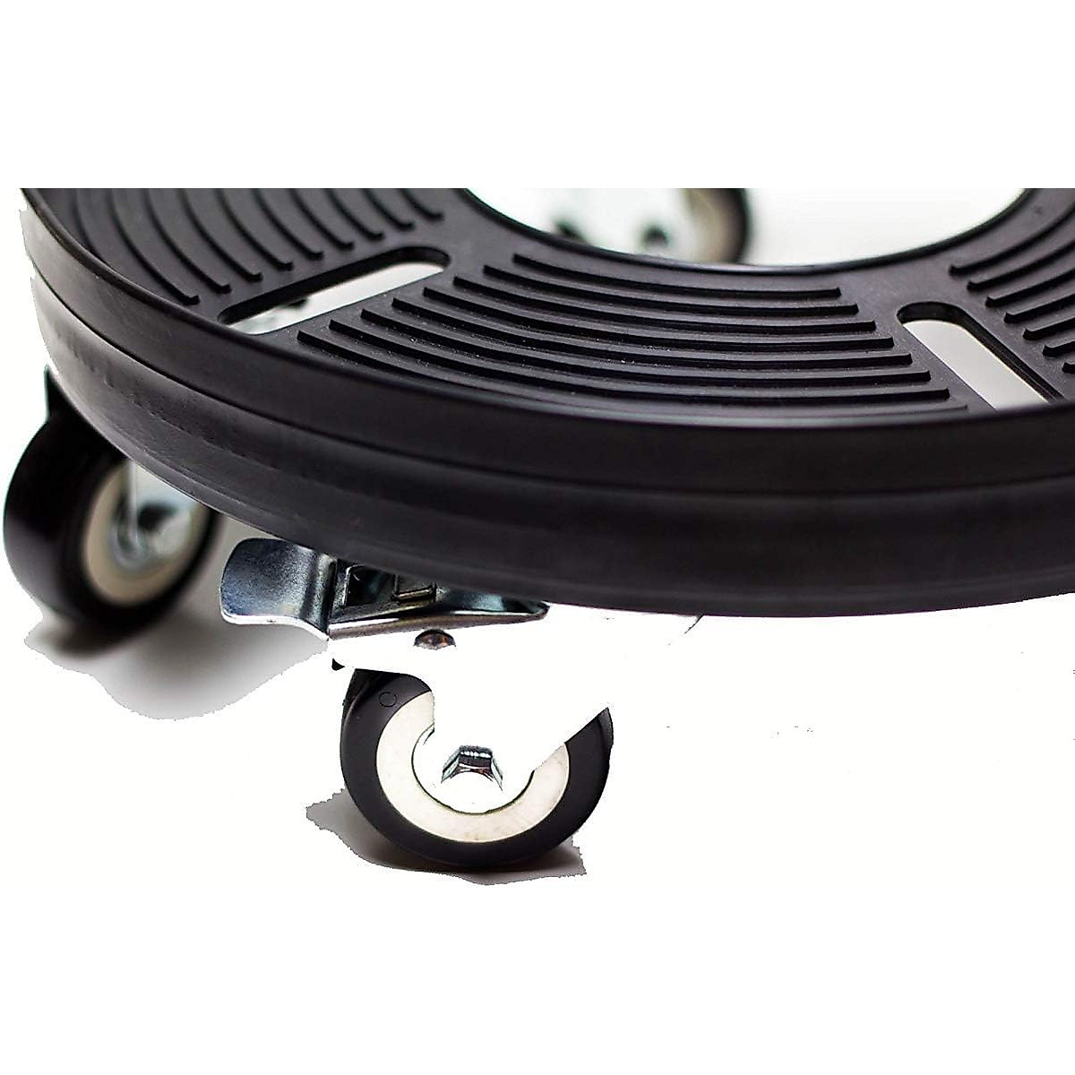 Generic Slim Keg 12"" Sturdy Dolly - Inexpensive and Easy Way to Move Sixtel and Quarter Slim Kegs and Small Heavy Pots - Great for Transporting Slim Kegs from Walk-in to Keg Fridge at Bar, Black