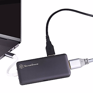 SilverStone Technology USB 3.1 Type C Hub to HDMI and 3 USB 3.1 Type A Ports Ep14