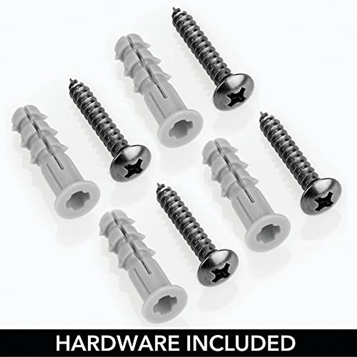 mDesign Modern Decorative Metal Wine Bottle Storage Organizer Rack Holder for Kitchen, Pantry, Dining Room, Bar, Wine Cellar- 6 Level Design - Wall Mount - Graphite Gray