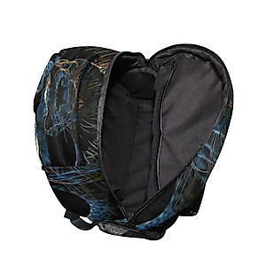 xigua Fierce Black Panther Student Backpack for Boy Girl ,Travel Laptop Backpack,Durable Water Resistant College School Backpack Laptop Bag for Fits 15Inch Notebook