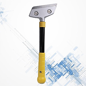 STOBAZA Cleaning Scraper Tile Blade Scraper Tonge Scrpaer Tools Tile Scraper Handle Razor Scraper Paint Squeegee Blade Scraper Cleaners Flat Razor Scraper Razors Paint Spatula Shovel Balde