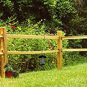 DINGEE 24 Inch Large Tree Branch Hooks, 6 Pack Extra Long Metal Black S Hooks for Hanging Plants, Garden Hooks for Hanging Bird Feeders,Plant Hooks Outdoor Hanging Basket-Outdoor or Indoor Use