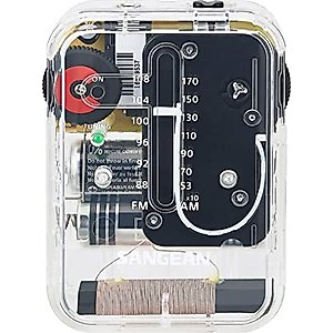 Sangean SR-32CL AM/FM Pocket Analog Radio (Clear)