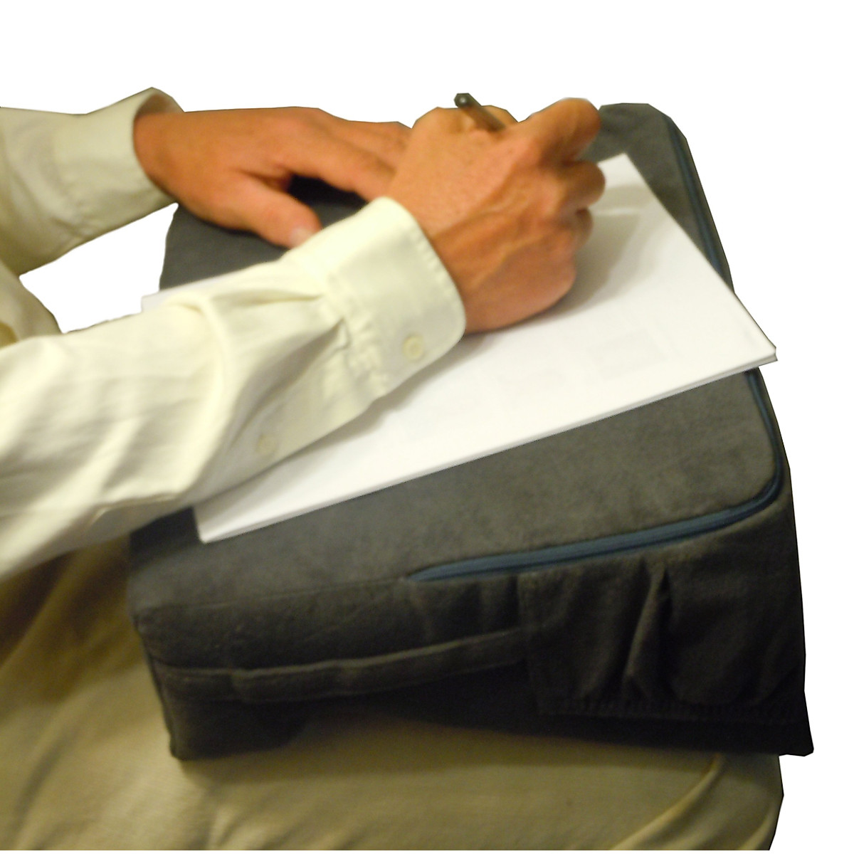 Laptop Easel, Lap Desk Pillow. Ergonomic Laptop Computer Desk & Desktop Book Stand with Orthopedic Wrist Support.