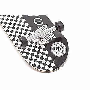 Skull Fingerboards Japan Black Edition 34mm Pro Complete Professional Wooden Fingerboard Mini Skateboard 5 PLY with CNC Bearing Wheels