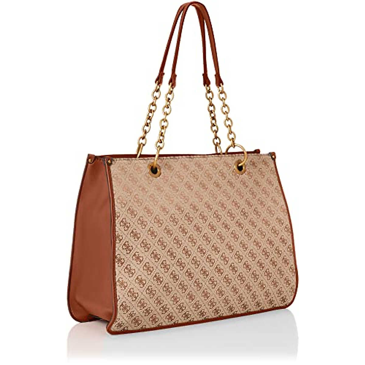 Guess AVIANA TOTE Women's Ladies Bag, Cognac Beige