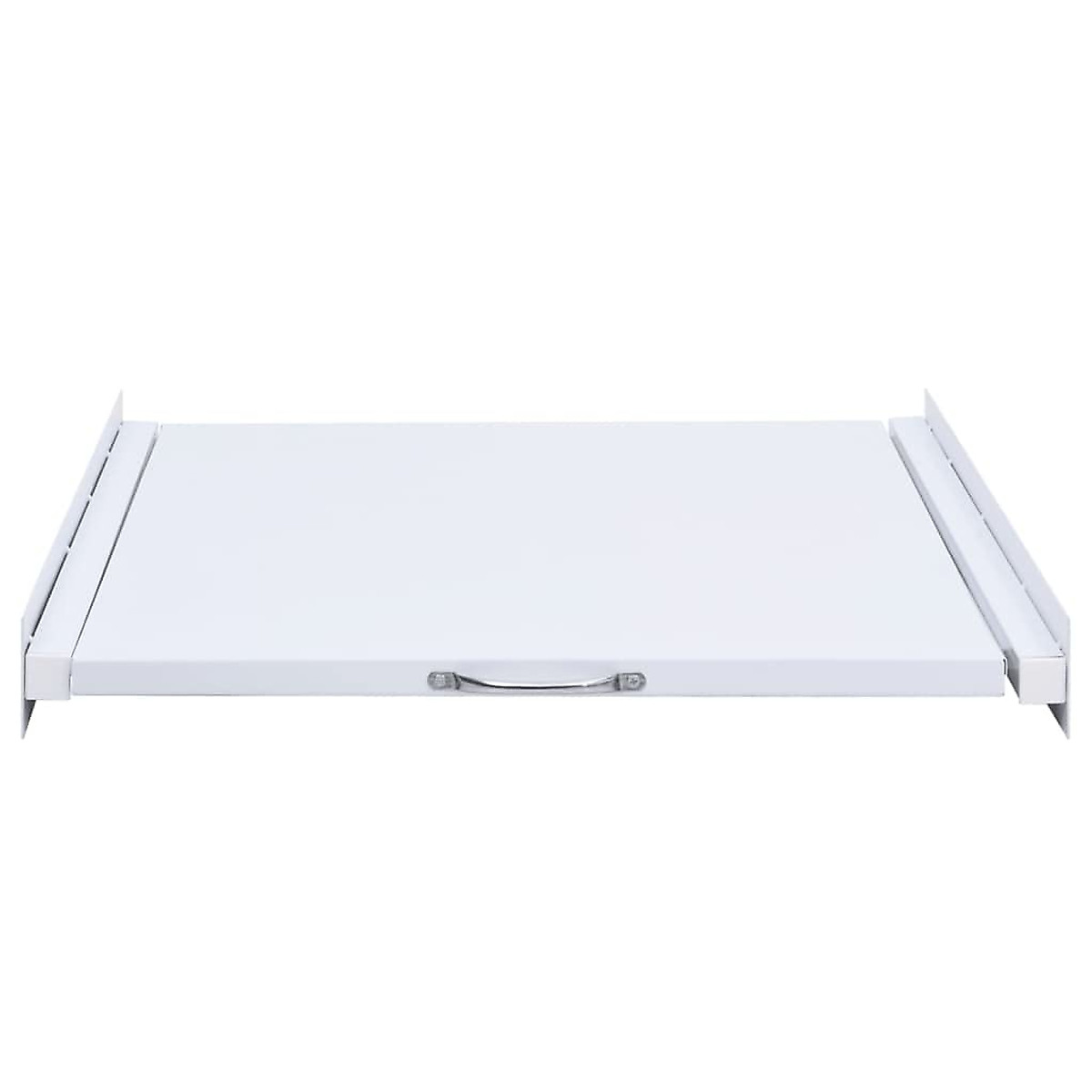 SKM Double Washing and Drying Machine Pedestal with Drawers White-7043