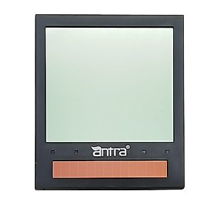 Antra AntFi X60-8 Auto Darkening Lens Filter Size 3.86" x 3.50" Shade 4/5-9/9-13 Great for TIG, MIG, MMA, Plasma Cutting, Grinding