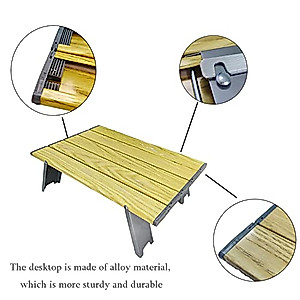 SUNESA Portable Picnic Table Camping Portable Foldable Table for Outdoor Picnic Barbecue Tours Tableware Ultra Light Folding Computer Bed Desk Foldable Camping Table