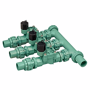 Orbit 91207 3-Valve Preassembled Manifold, Poly Pipe