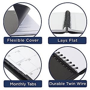 AT-A-GLANCE 2023 Monthly Planner, DayMinder, 8-1/2" x 11", Large, Gray (GC47007)