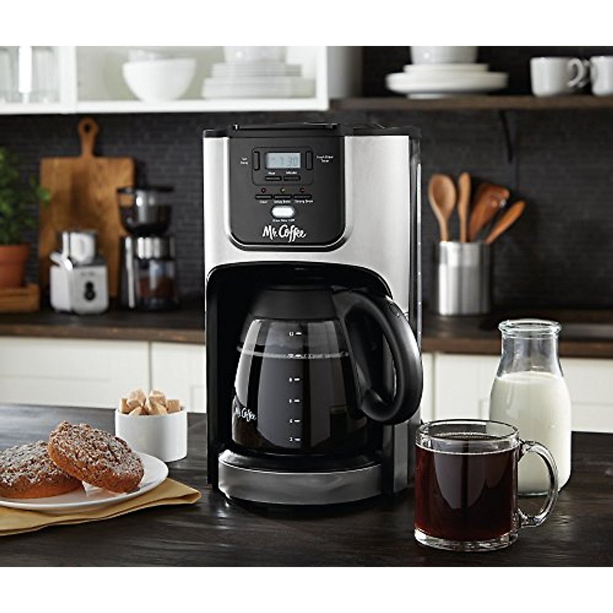 Mr. Coffee 12-Cup Programmable Coffee Maker with Brew Strength Selector