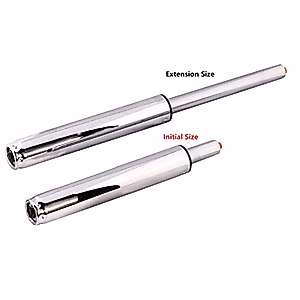 Kaleurrier Gas Lift Cylinder,Pneumatic Chair Replacement Parts- Chair or Stool Lifting Control Mechanism, 500 lbs Heavy Duty Steel Case,Chromcraft,in Universal Size,Height Extension: (10.25" Stroke)