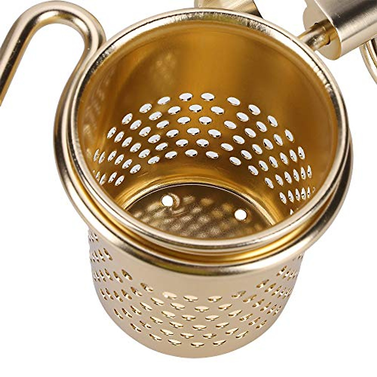 Estink Hair Dryer Holder, Space Aluminum Wall Mounted Hair Dryer Rack Spiral Hair Care Tools Hanging Hair Blow Dryer Rack Organizer for Home Hotel Bathroom, 5kg/11.02lb Load-Bearing