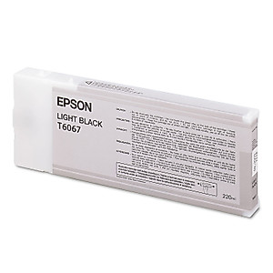 Epson UltraChrome K3 Ink Cartridge - 220ml Light Black (T606700)