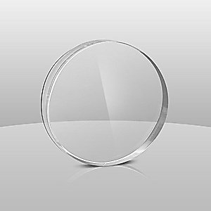 ACRYLIC CLEAR PLEXIGLAS PLASTIC SHEET ROUND CIRCLE DISC - 8" DIAMETER X 0.090"- 3/32"(Pack of 4)