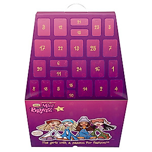 MGA's Miniverse Bratz Minis Advent Calendar - 25 Surprises, Y2K Nostalgia, Collectors Ages 6 7 8 9 10+