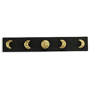 Cheung's Kalends Black Moon Phase 5 Hook Coat Hanger, Large (5771GD-L)