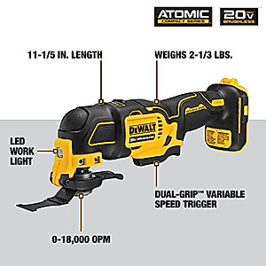 DEWALT DCK489D2 ATOMIC 20V MAX* Brushless Cordless 4-Tool Combo Kit