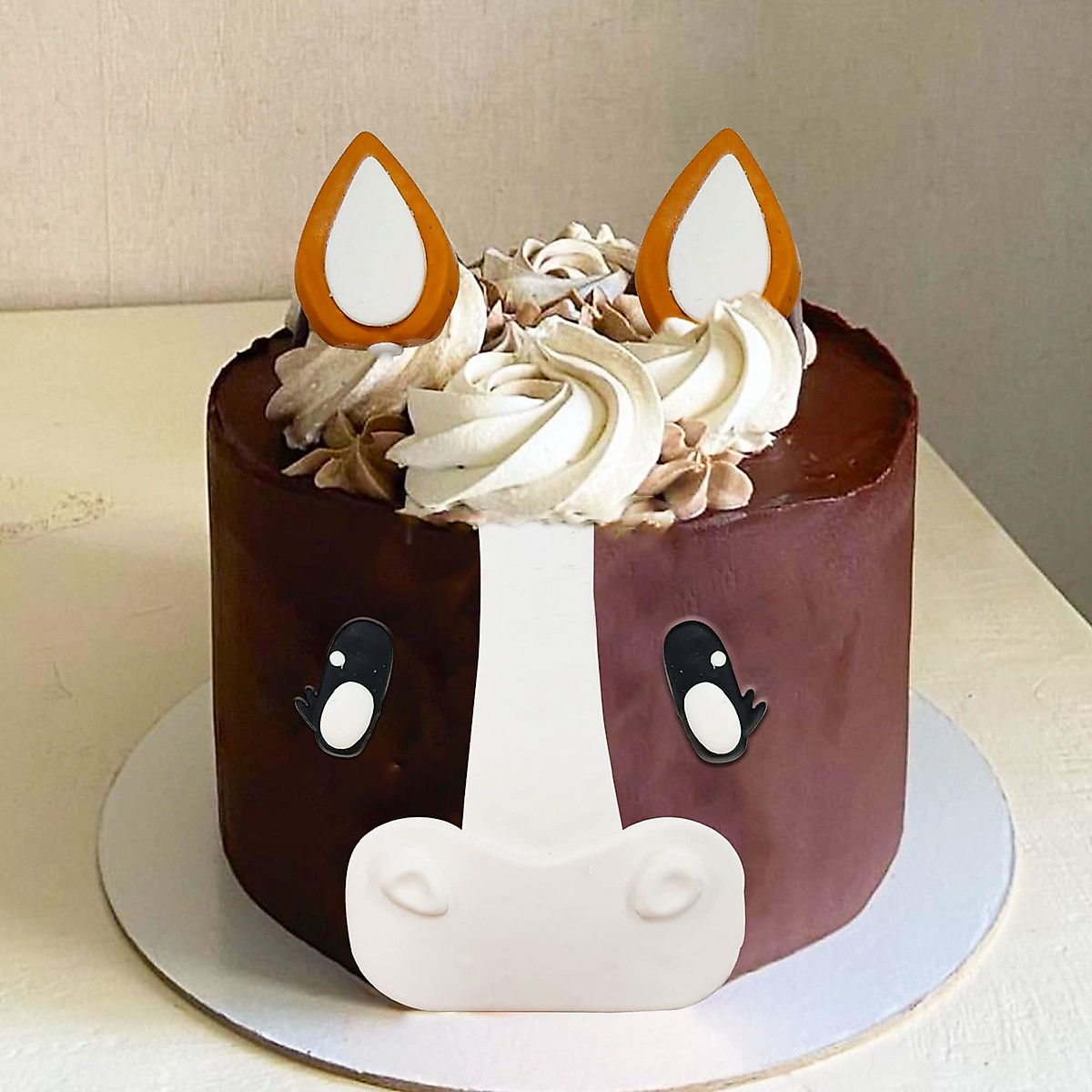 JeVenis Horse Cake Decoration for Pony & Cowboy Parties