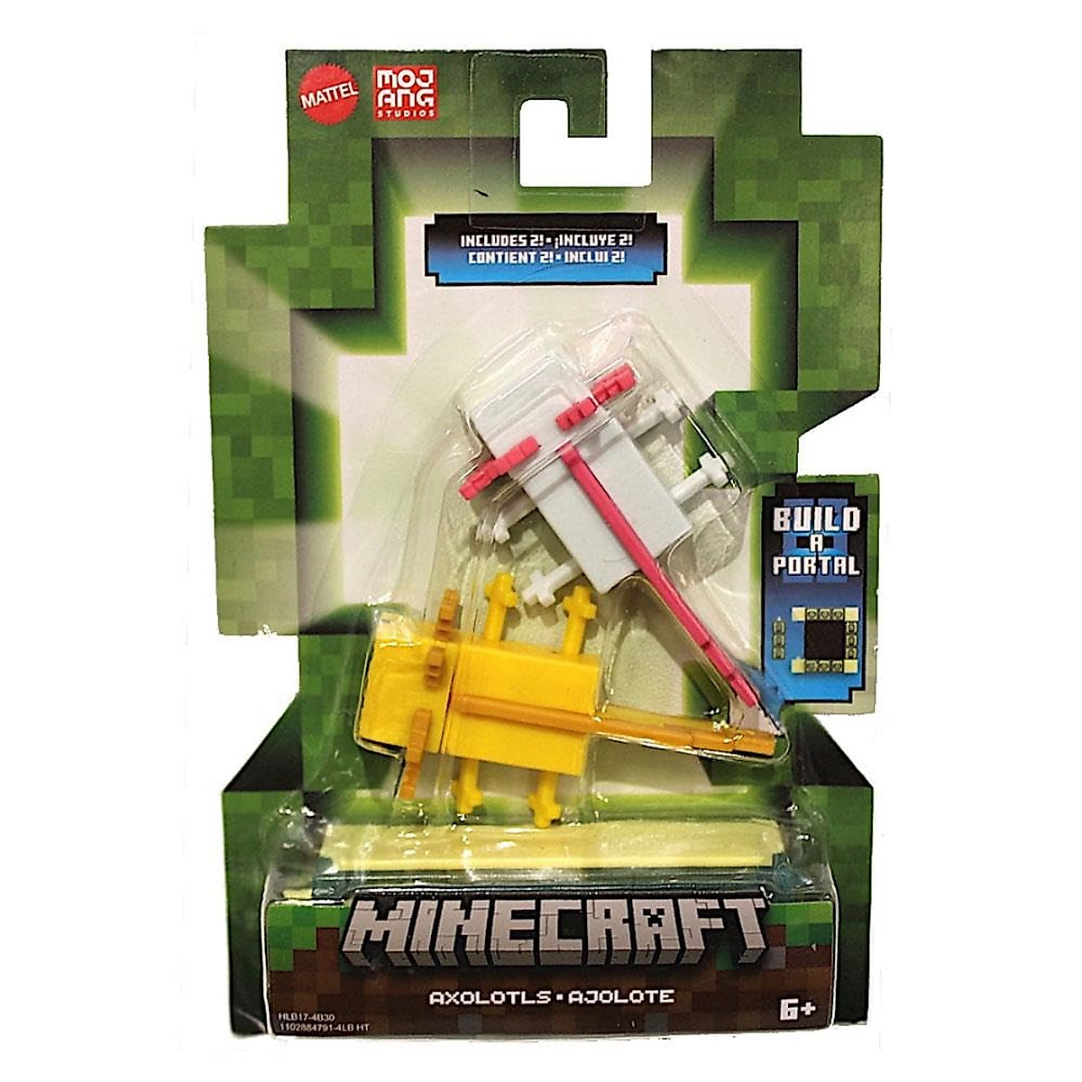 Minecraft Build-a-Portal Axolotls Action Figure 2-Pack