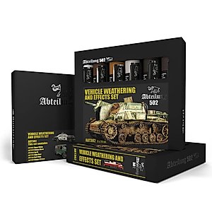 ABTEILUNG 502 Vehicle Weathering & Effects Set, 6 x 20ml