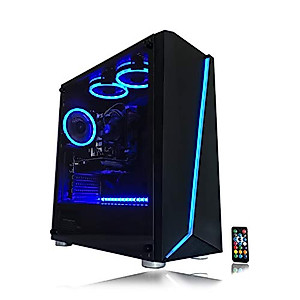 Alarco Gaming PC Desktop Computer Intel i5 3.10GHz,8GB Ram,1TB Hard Drive,Windows 10 pro,WiFi Ready,Video Card Nvidia GTX 650 1GB, 3 RGB Fans with Remote