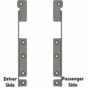 Barnes 4WD Rear Nutstrips for Jeep XJ