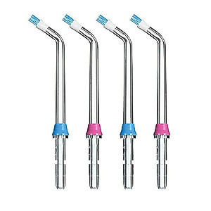 Plaque Seeker Replacement Tips Compatible with Waterpik Water Flossers and Other Brand Oral Irrigators, Water Flosser Tip Replacement, Plaque Remove Brisles Tips(4-Pack)