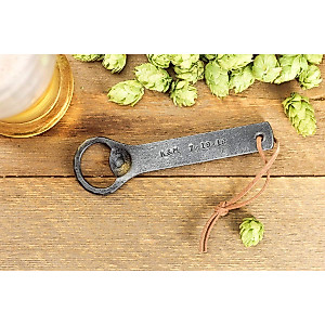 Personalized Hand Forged Bottle Opener