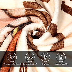 Wedding Anniversary Blanket 1 Year for Women Men - Happy 1st Anniversary 50" X 60" Soft Throw Blanket - Romantic Gift for Couple Wife Husband