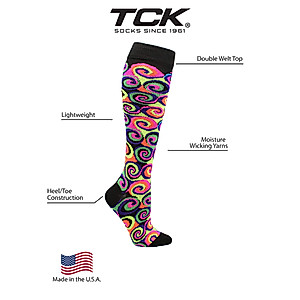 TCK Neon Swirls (Multi, Medium)