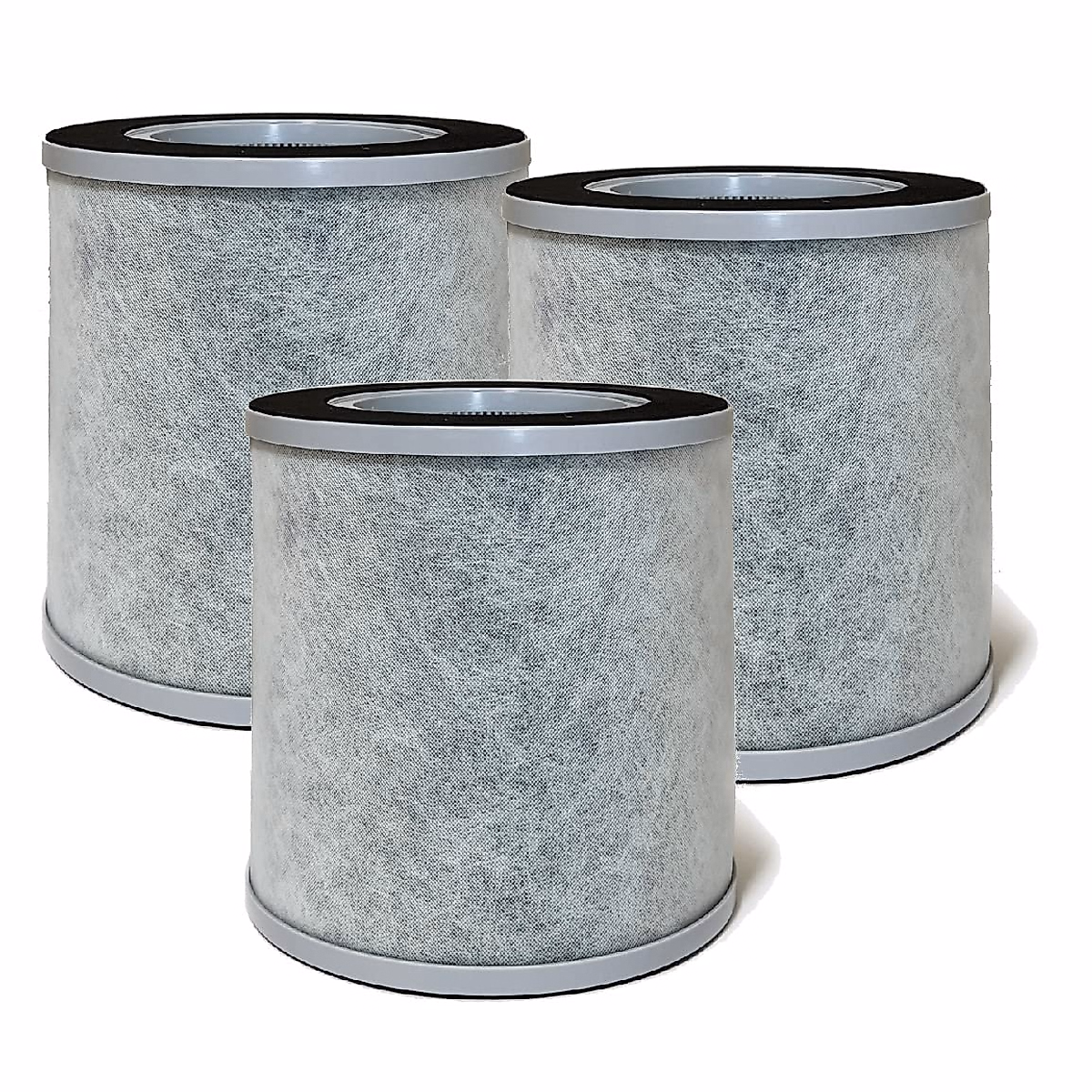 Nispira 3-in-1 True HEPA Activated Carbon Filter Replacement Compatible with Elechomes Air Purifier EPI236/ EP1236, 3 Packs