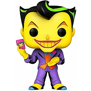 Funko Pop! Black Light The Joker 370 Exclusive Bundled with Pop Protector