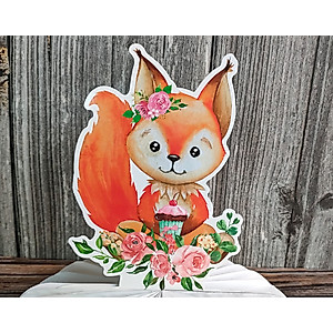 12Pcs Woodland Baby Shower Decorations Woodland Animals Honeycomb Centerpieces Baby Shower Decorations for Woodland Baby Shower Woodland Animals Birthday Party Supplies