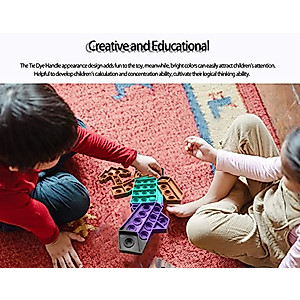 Push Minecraft Big Jumbo pop Bubble Fidget Toy, Giant Large Huge Square Stress Reliever Silicone Toy for Kids and Adults