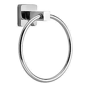 Asixx Towel Ring, Stainless Steel Towel Ring Bathroom Towel Ring Towel Holder Bathroom Accessories Wall Mounted