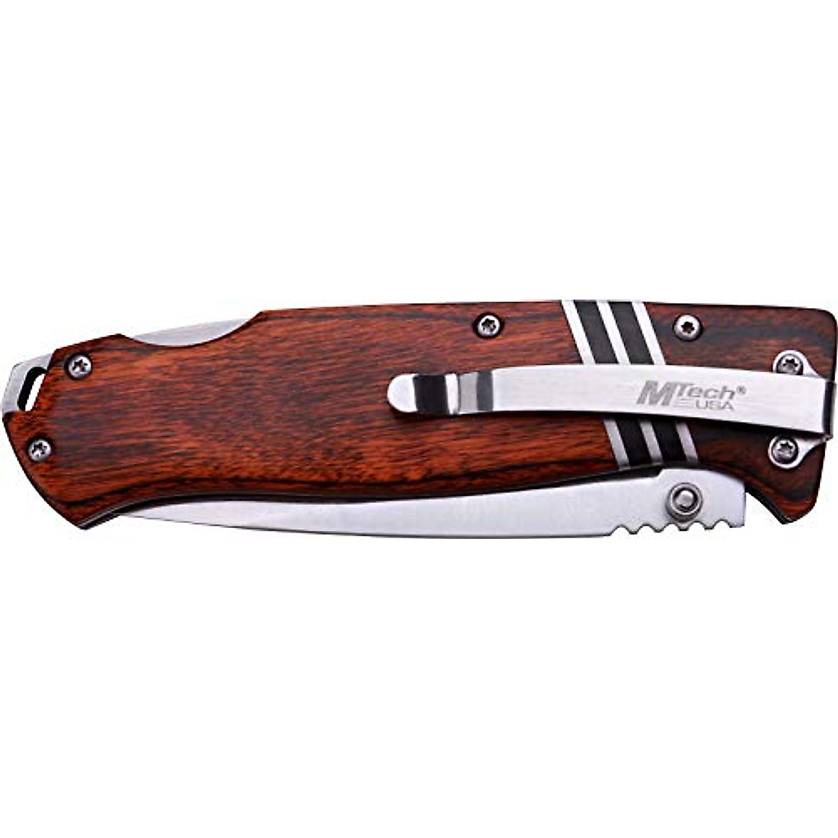 MTech MT-966BR Mt-A966Br Lock Back Folding 4.5" Closed Knife