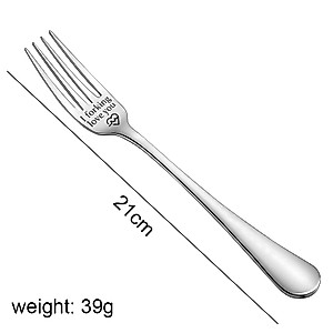 I Forking Love You Fork Gifts for Him Her Couples Gifts for Boyfriend Girlfriend Funny Anniversary Christmas Gift for Husband Wife Couple Forks