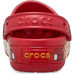 Crocs Crocband Cars Lightning McQueen Clogs, Light Up Shoes, Red, 11 US Unisex Little Kid