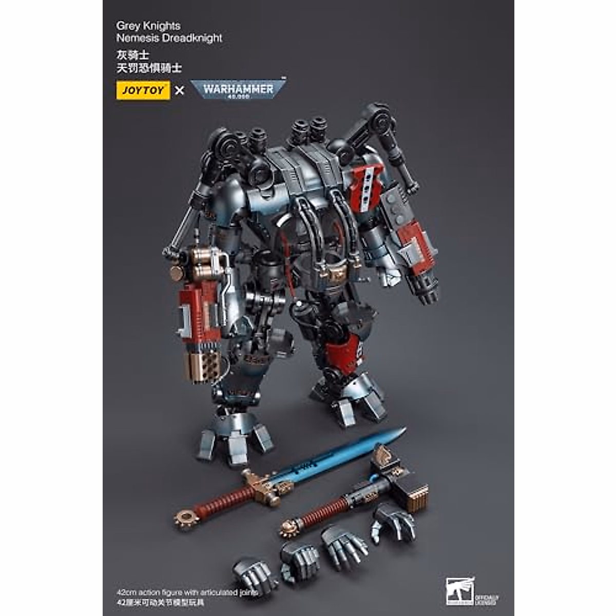JoyToy Warhammer 40K: Grey Knights Nemesis Dreadknight 1:18 Scale Action Figure