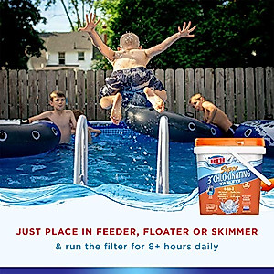 HTH 42038 Super 3" Chlorinating Tablets Swimming Pool Chlorine, 15 lbs