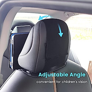 Portable DVD Player Headrest Mount Holder Car Headrest Mount Holder Strap Case for Swivel & Flip Style Portable DVD Player with 9 inch to 9.5 inch Screen (XCZB-9)
