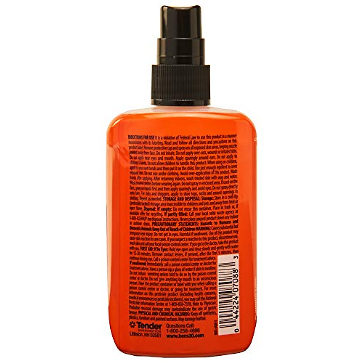 Ben's 30% DEET Mosquito, Tick and Insect Repellent, 3.4 Ounce Pump