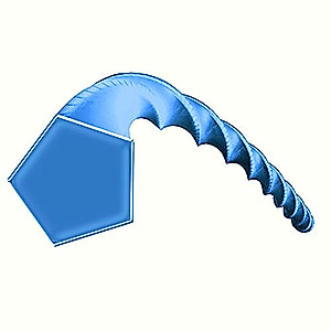 Tourna Big Hitter Blue Rough 16g Reel Maximum Spin Polyester Tennis String