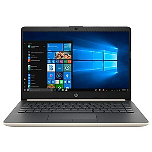 HP 2019 Newest 14" Touch-Screen Laptop Intel Core i3 4GB RAM 128GB SSD Windows 10- Ash Silver Keyboard Frame