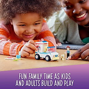 LEGO Friends Pet Clinic Ambulance 41694 Building Kit; Birthday Gift for Kids Comes with Children’s Vet Kit; Animal Rescue Toy Playset for Kids Aged 4 and up (54 Pieces)