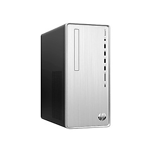 HP 2022 Newest Pavilion Desktop, AMD Ryzen 3 5300G Processor, AMD Radeon Graphics, 32GB DDR4 RAM, 1TB PCIe NVMe SSD, HDMI, VGA, USB Type-C, Wi-Fi 5, Bluetooth, Windows 11 Home, Silver